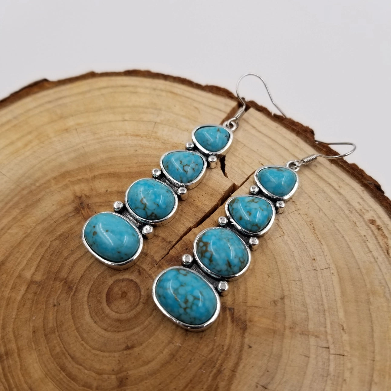 JEWELRY Vintage Turquoise Drop Earrings